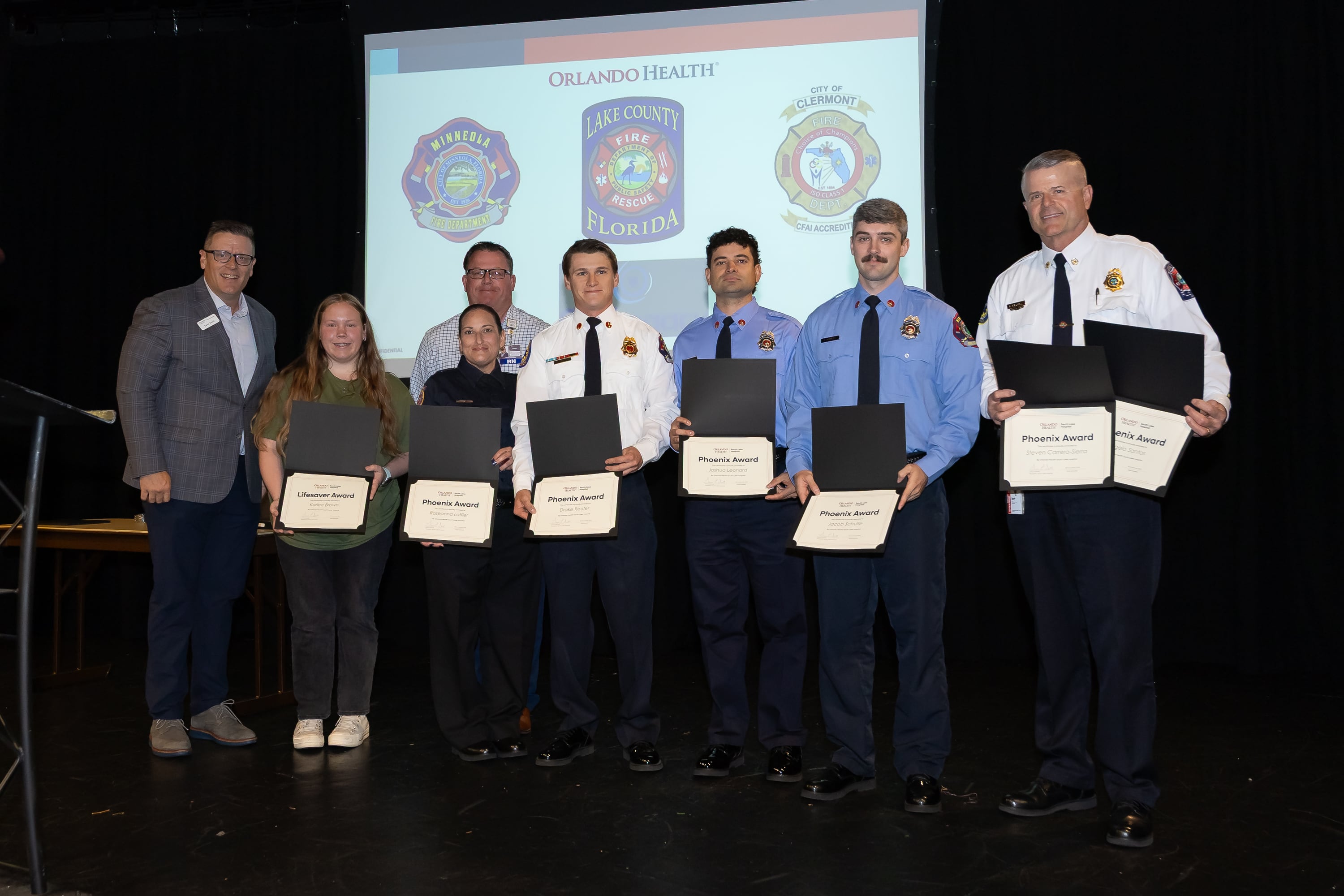 Orlando Health honors local firefighters with Phoenix Awards