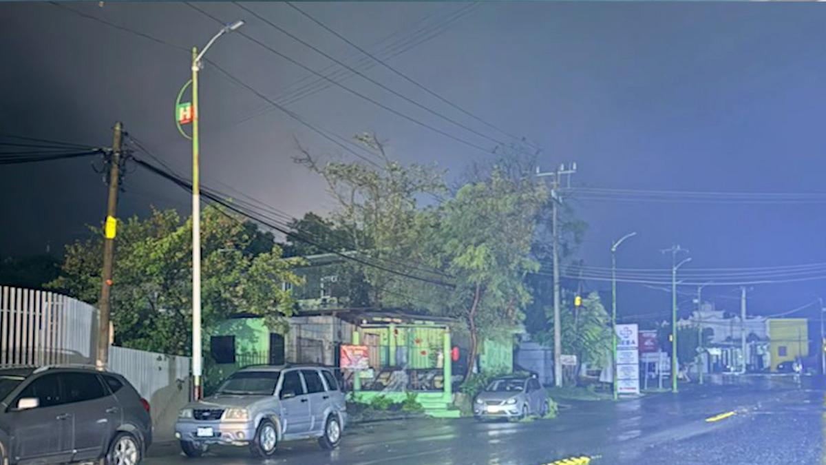 Fuerte lluvia provoca caíde de árboles, apagones y encharcamientos en ...