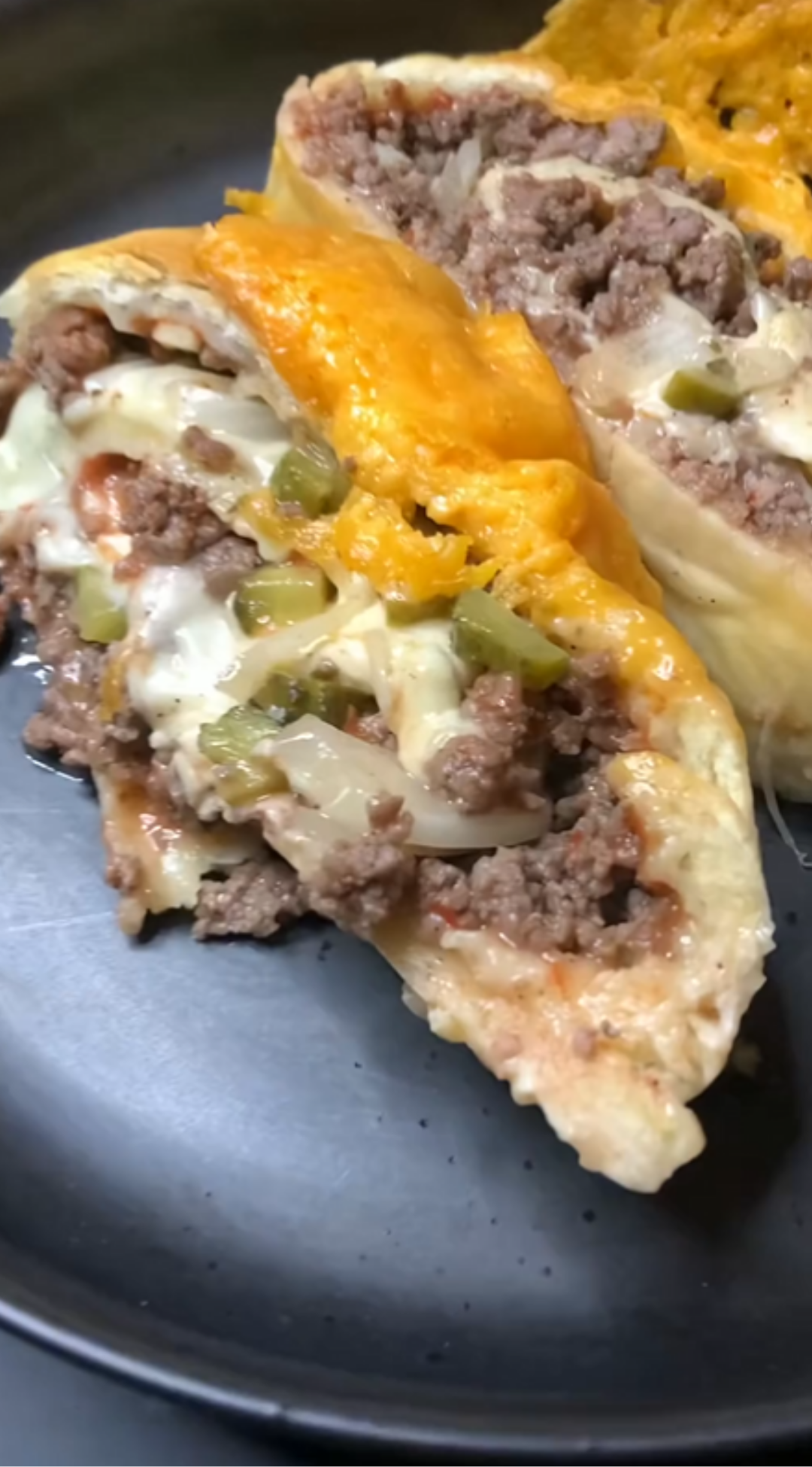 Einfaches Rezept für Pizza-Röllchen mit Cheeseburger zum Ausprobieren ...