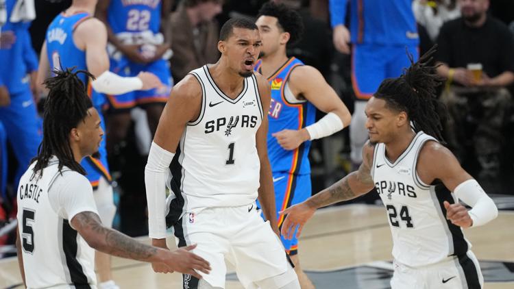 Live updates: Spurs ride hot shooting to early lead over Thunder in Game 7