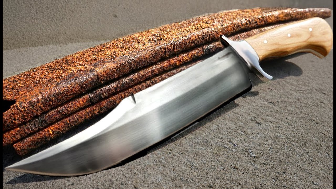 Watch me restore this classic Bowie knife