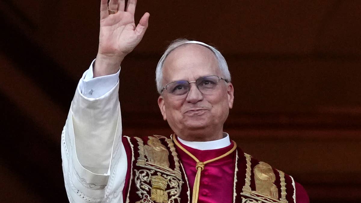 Pope Leo XIV appears to bless the New York Knicks