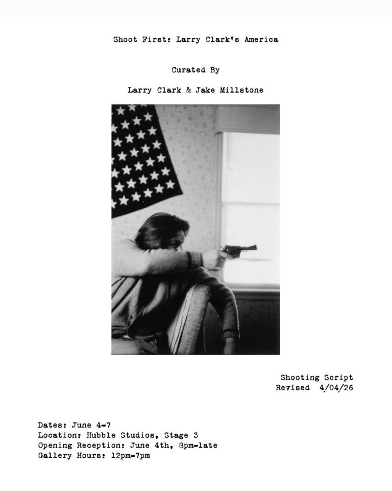 'Kids' director Larry Clark to present 'Shoot First' retrospective exhibit