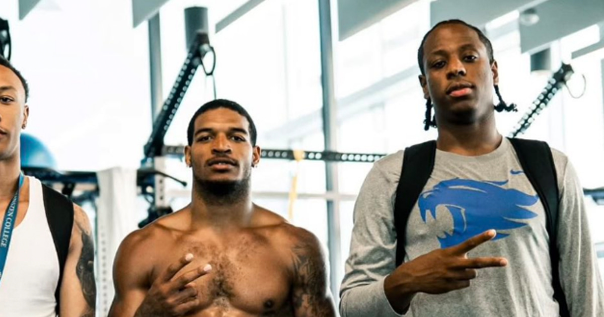 Justin McBride got in some offseason work with Ja'Marr Chase