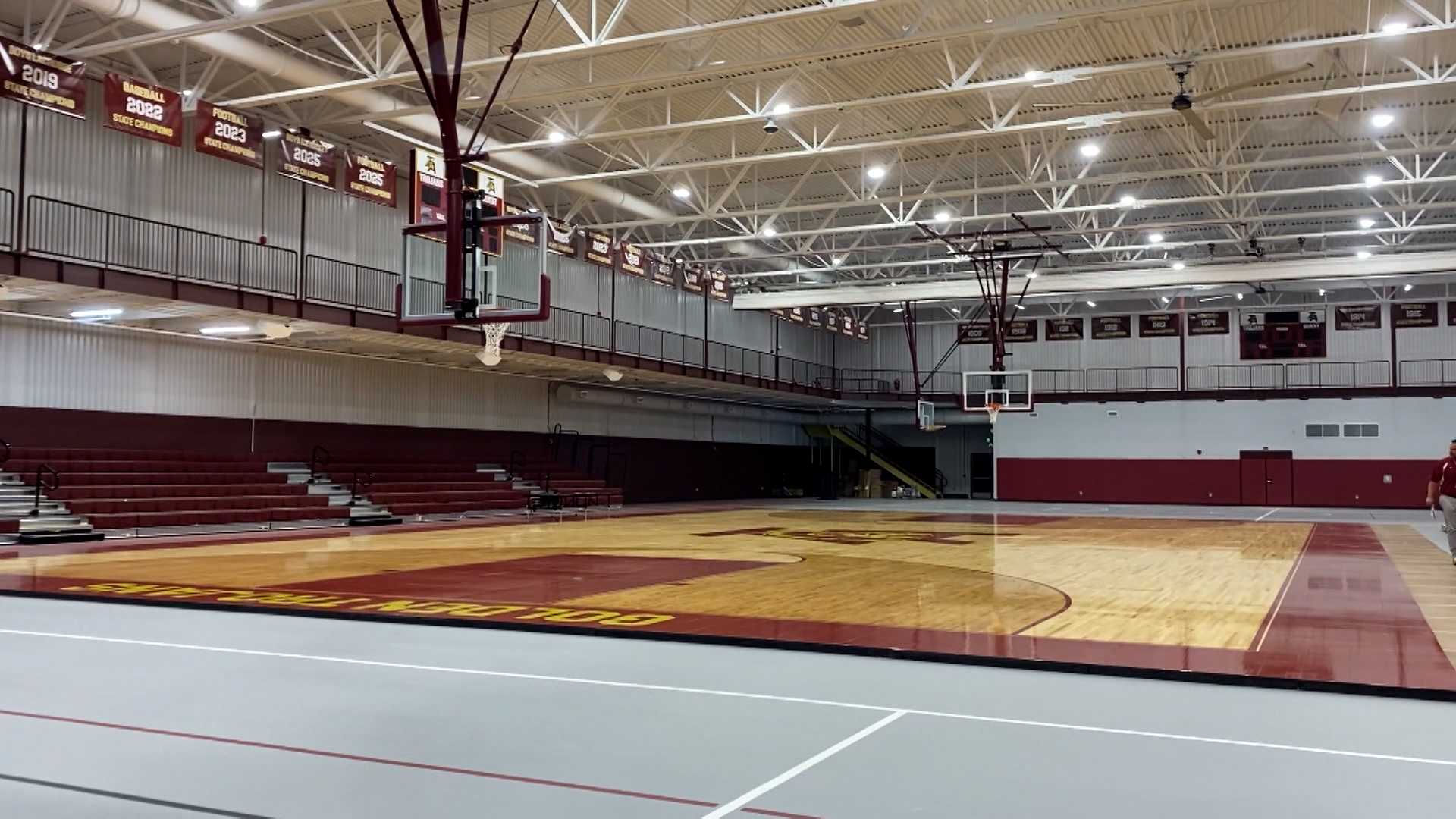 An inside look at Thornton Academy's new field house before grand opening