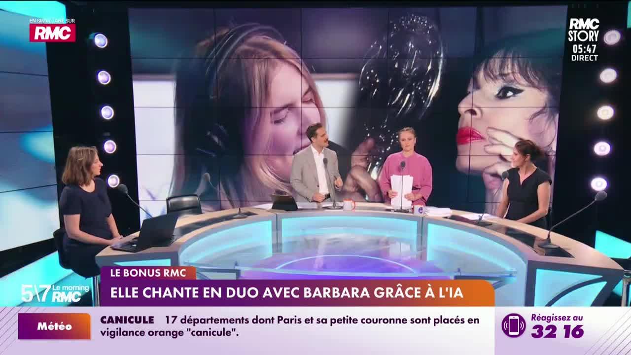 Le bonus RMC : Elle chante en duo avec Barbara grâce à l'IA - 28/05