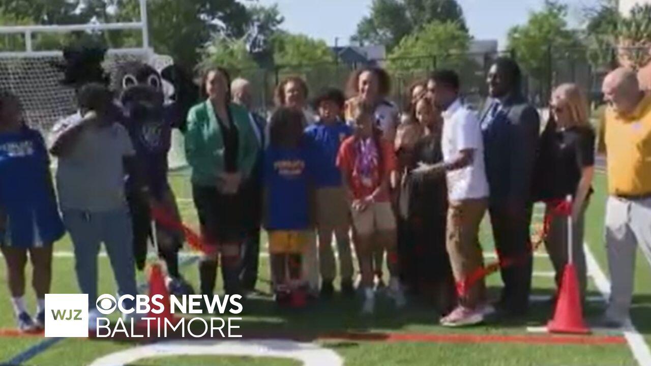 Pimlico Elementary/Middle School gets new track and turf field