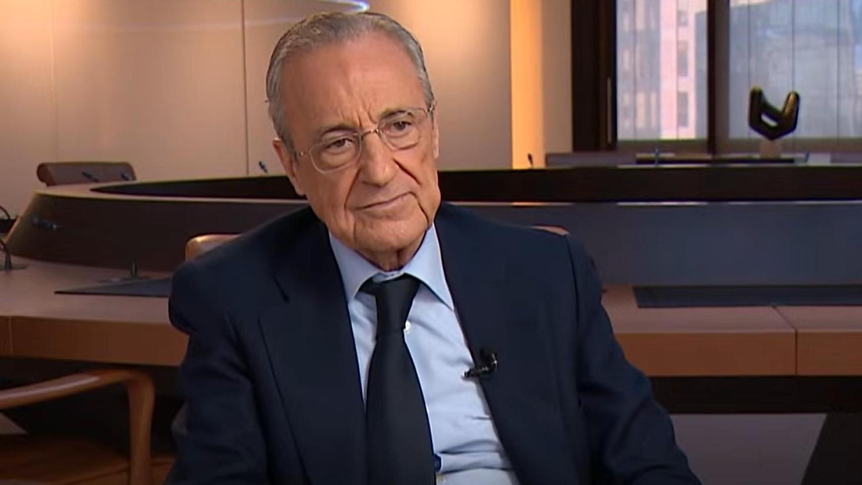 Florentino, en TVE: "Yo quiero mucho al Real Madrid y cuando veo que ...