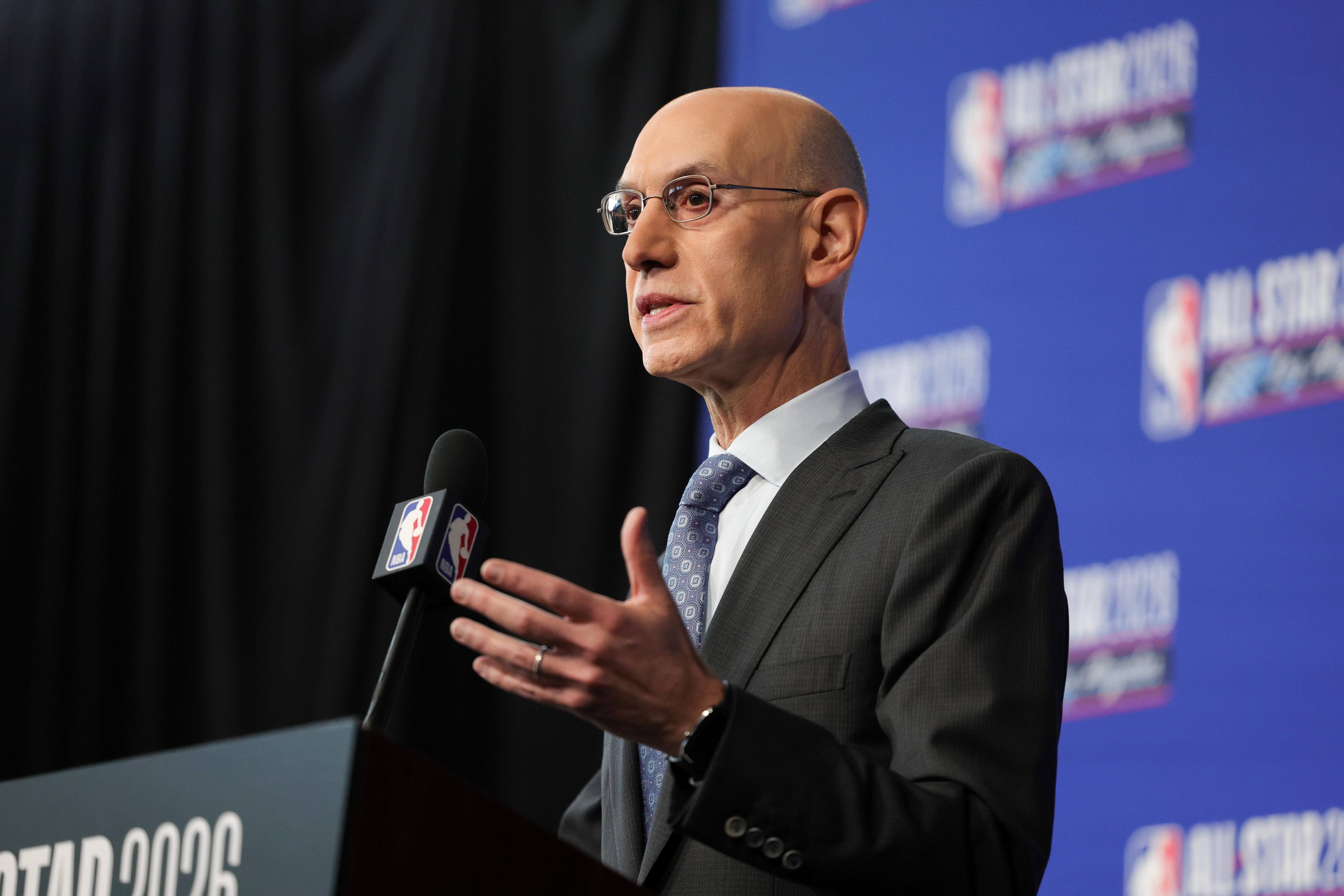 Adam Silver 'thrilled' about Donald Trump attending Game 3 at Madison ...
