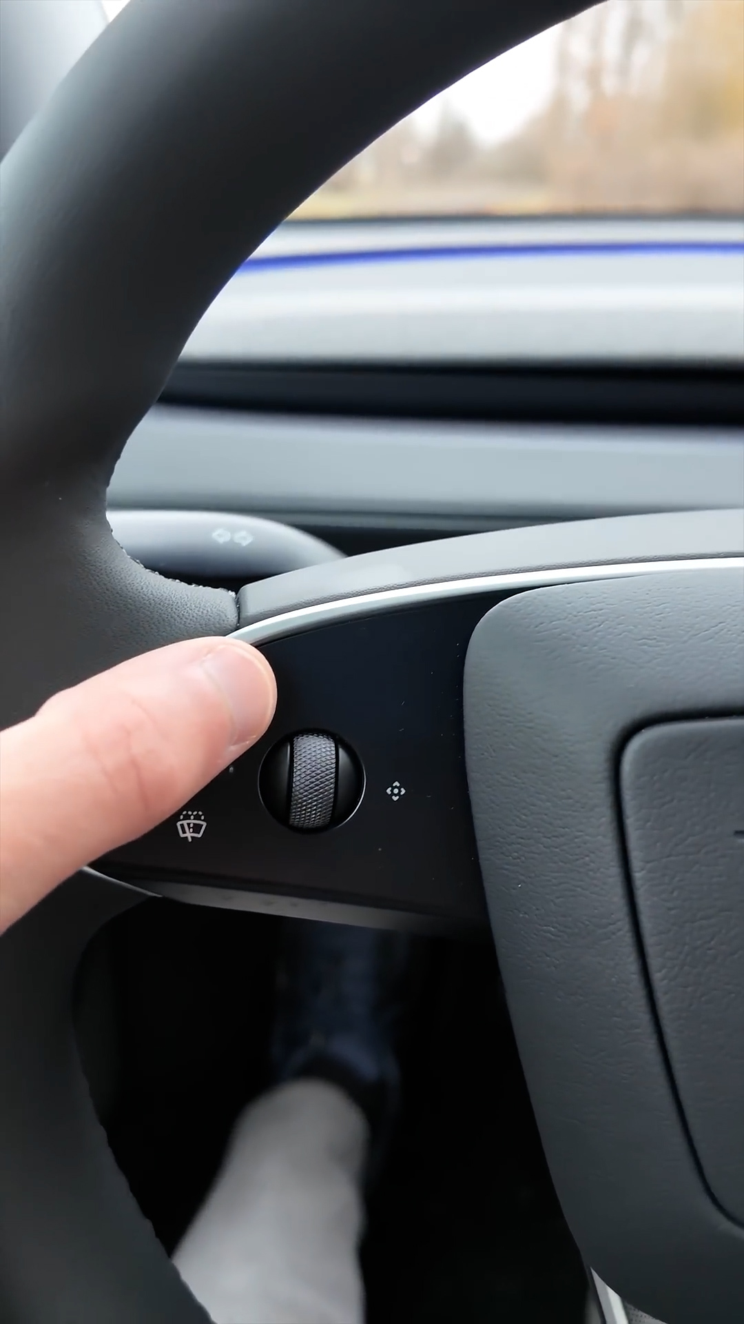 Tesla Model Y light controls that feel different