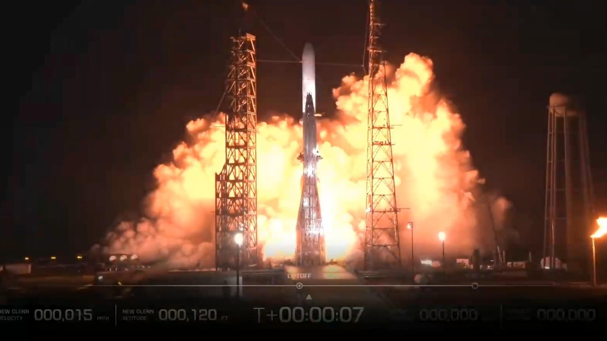 Il razzo della Blue Origin esplode sulla rampa di lancio