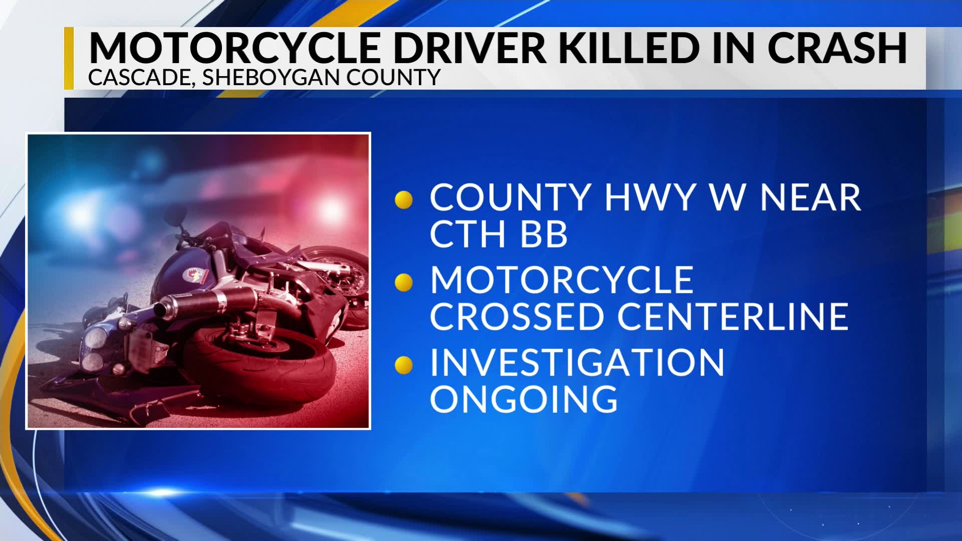 Fatal crash between motorcycle & pickup truck leaves one dead in ...