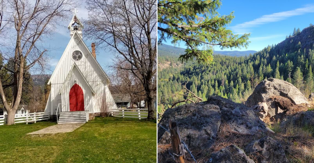 The smallest Oregon church has seats for 12 people and a view that ...