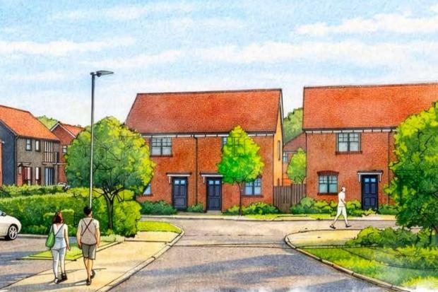 New housing development planned on greenfield site near village