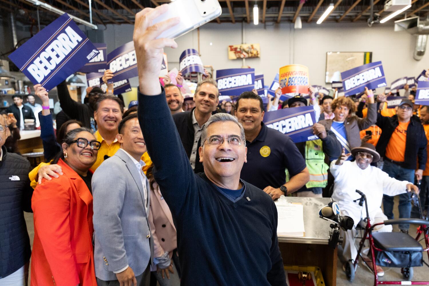 Becerra leads governor's race, with Hilton and Steyer in tight contest ...
