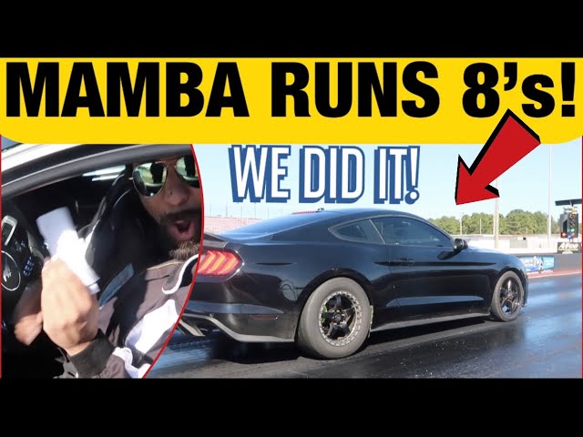 Reacting to Mamba's 1st 8 second 1/4 mile! *Stock block 2018 Mustang ...