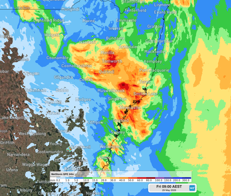 Multiple flood rescues as New South Wales deluge delivers 100 mm in ...