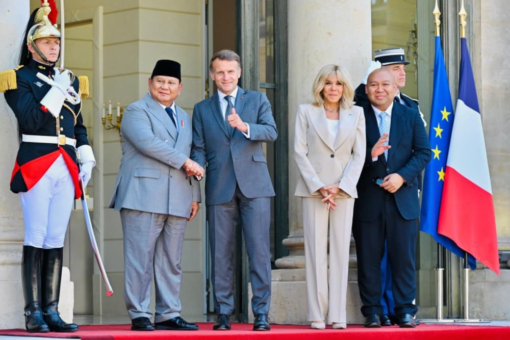 Macron girang RI buka pasar untuk produk susu dan daging sapi Prancis