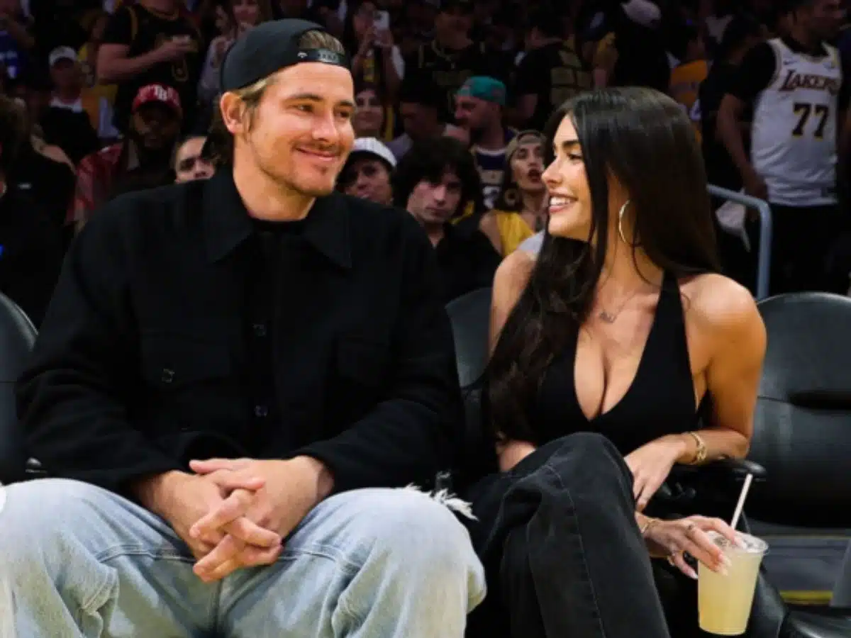 Look: Justin Herbert leaves Madison Beer red faced during surprise live ...