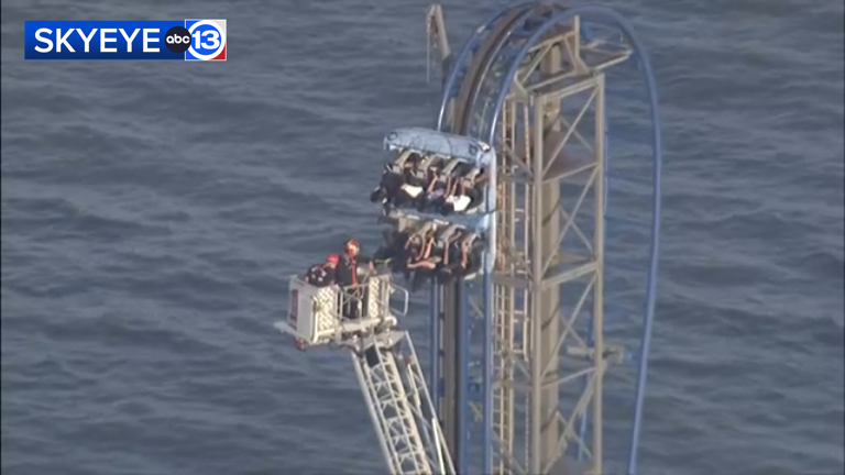 Teen stuck on roller coaster, firefighters who conducted extraction ...