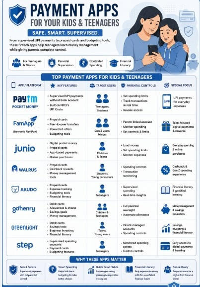 Pocket money goes digital: Which payment apps are best for teenagers in ...