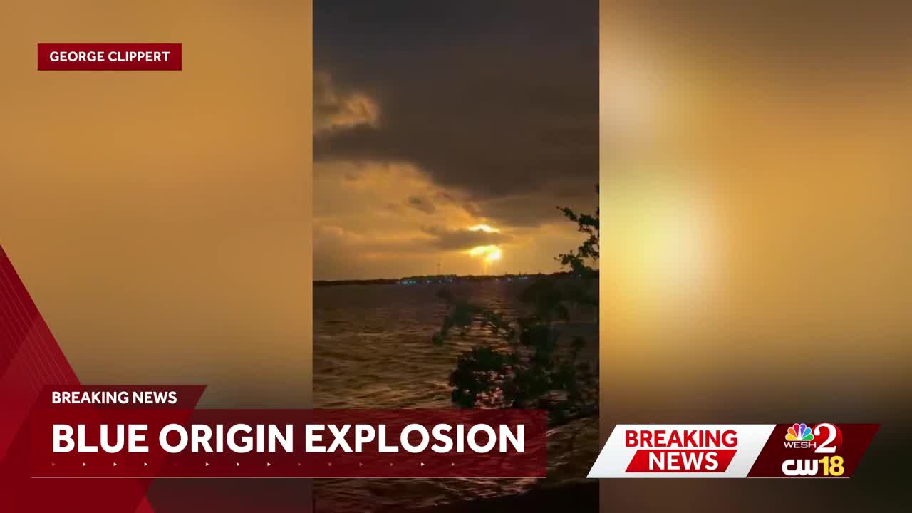Blue Origin explosion rocks Florida's Space Coast