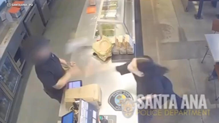 Woman throws food at Chipotle worker during confrontation in Santa Ana