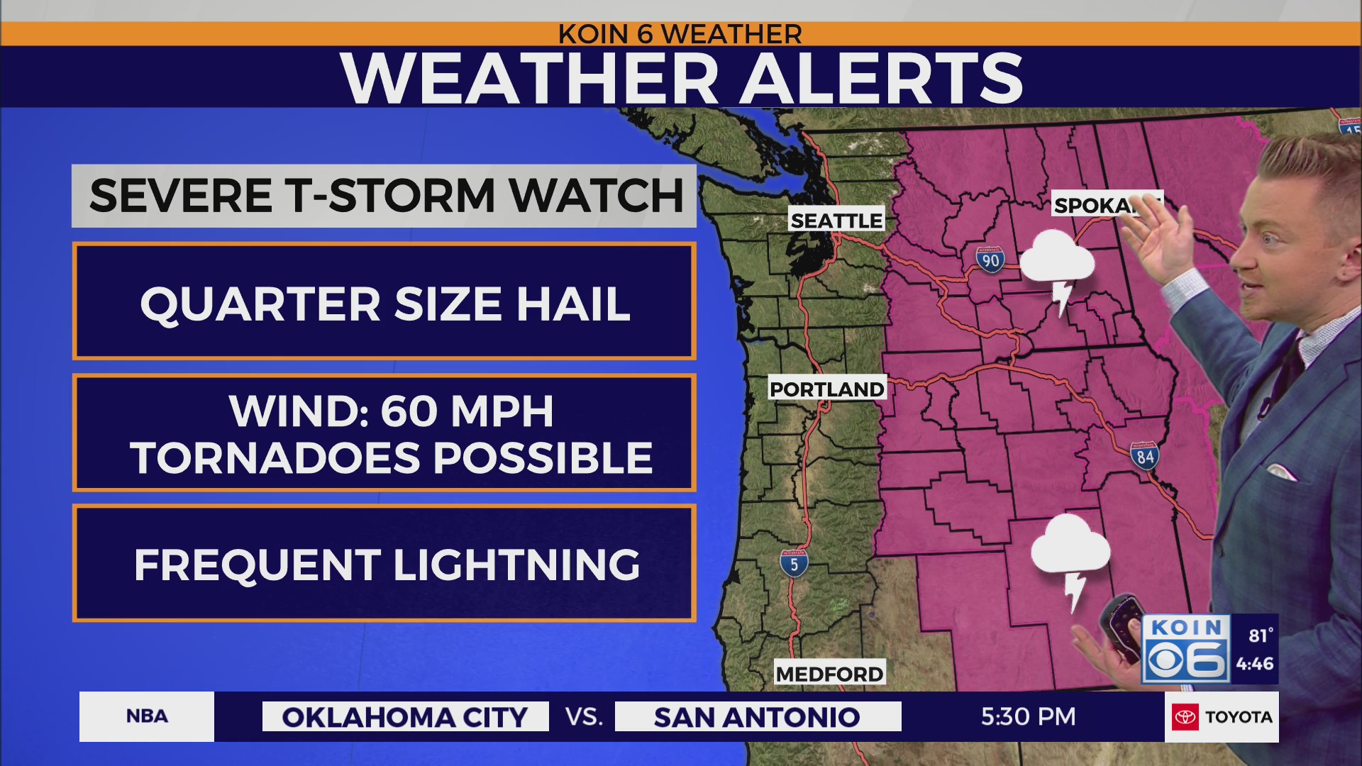 Severe weather threatens the PNW
