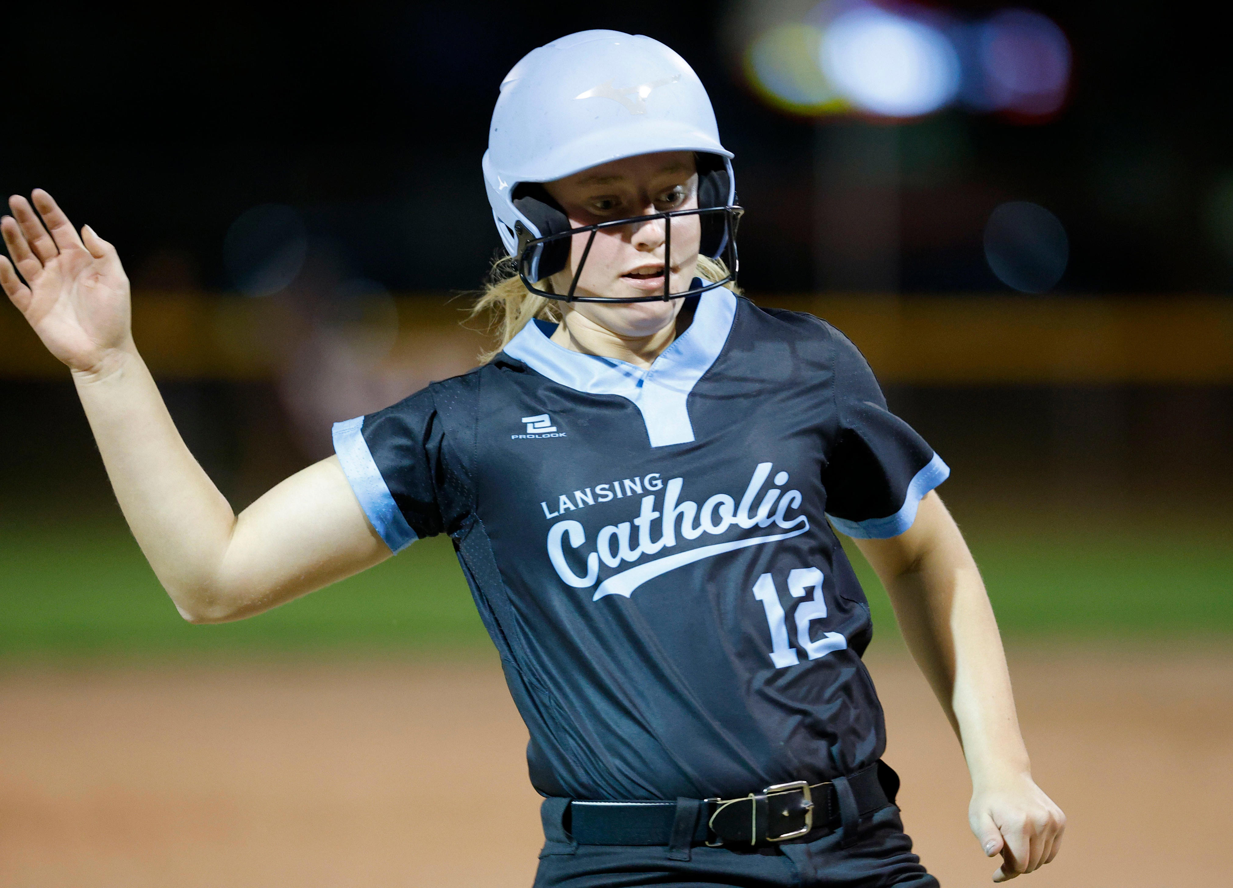 Lansing Catholic's Avery Dunneback showing improved power in big final ...