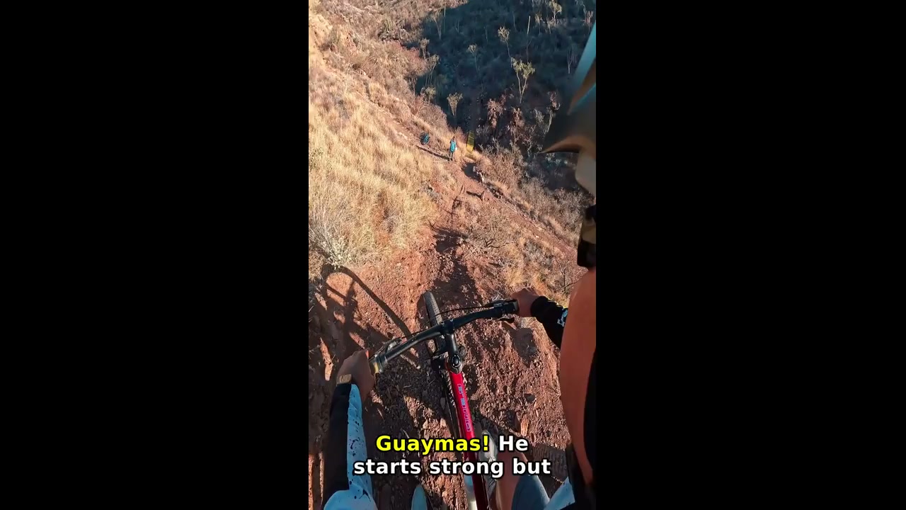 Epic mountain biking crash on rocky Guaymas trail