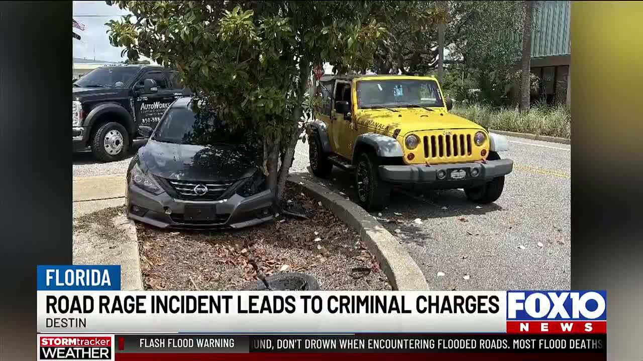 Charges filed in Florida alleged road rage incident