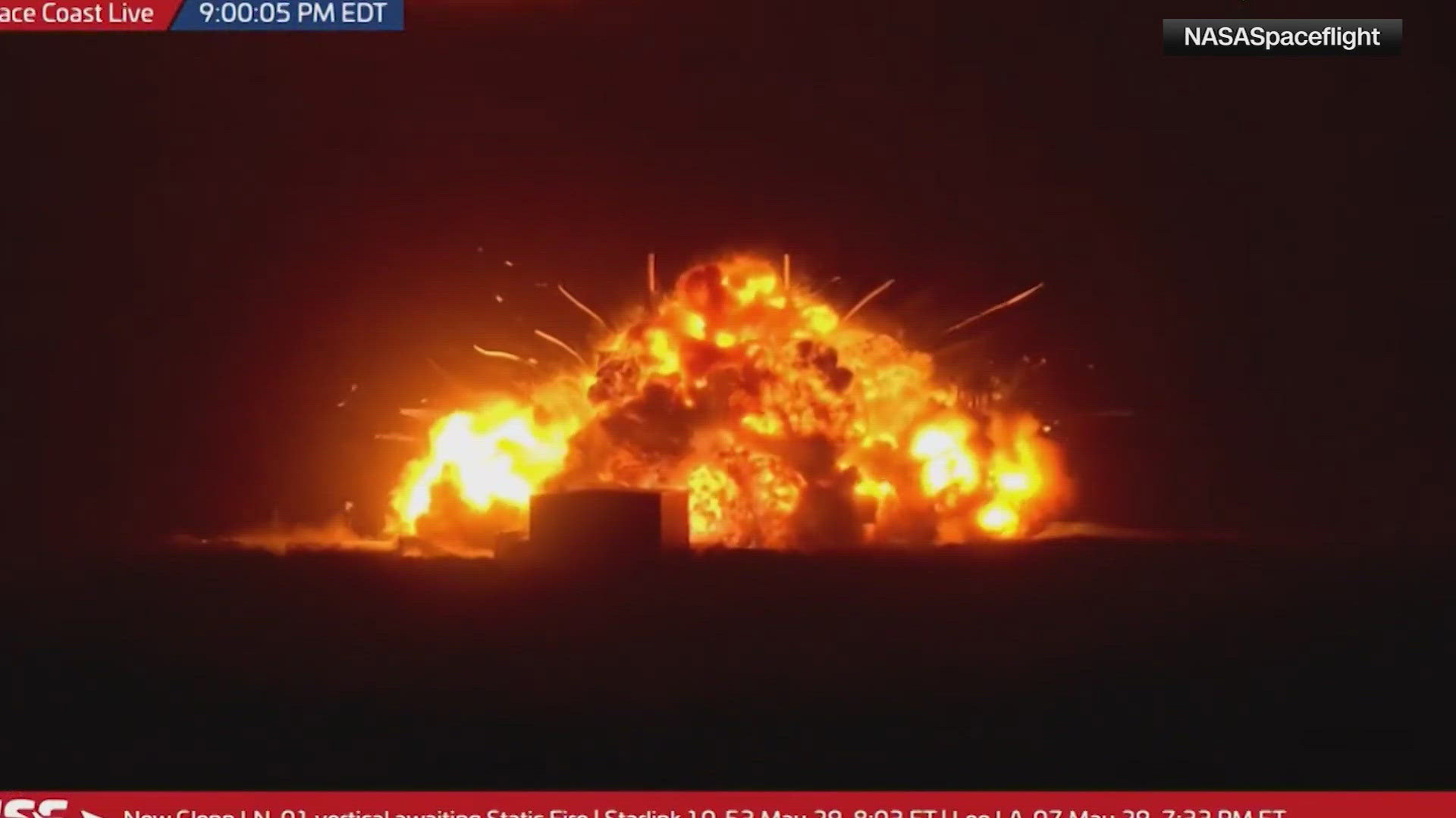 Blue Origin rocket explodes in massive fireball on launch pad