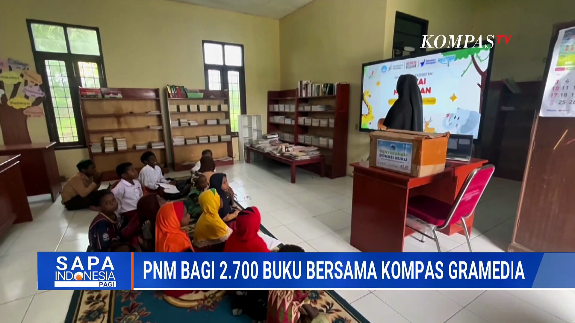 PNM salurkan 2.700 buku untuk sekolah pedalaman di Indonesia | SAPA PAGI