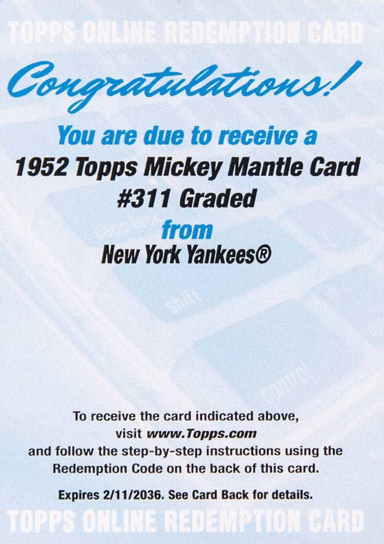 Prized Mickey Mantle Topps 1952 card surfaces on eBay-owned platform Goldin