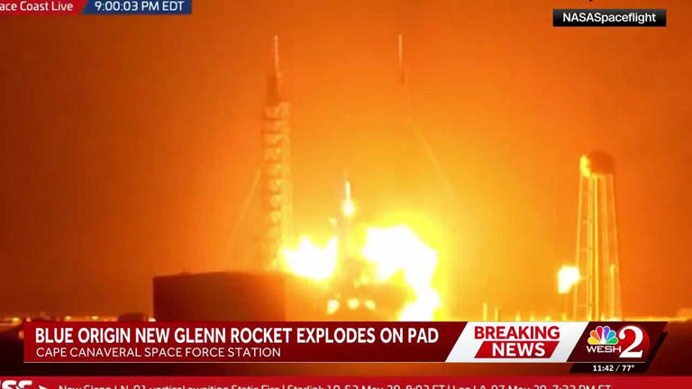 What is New Glenn, the Blue Origin rocket that exploded in Florida?