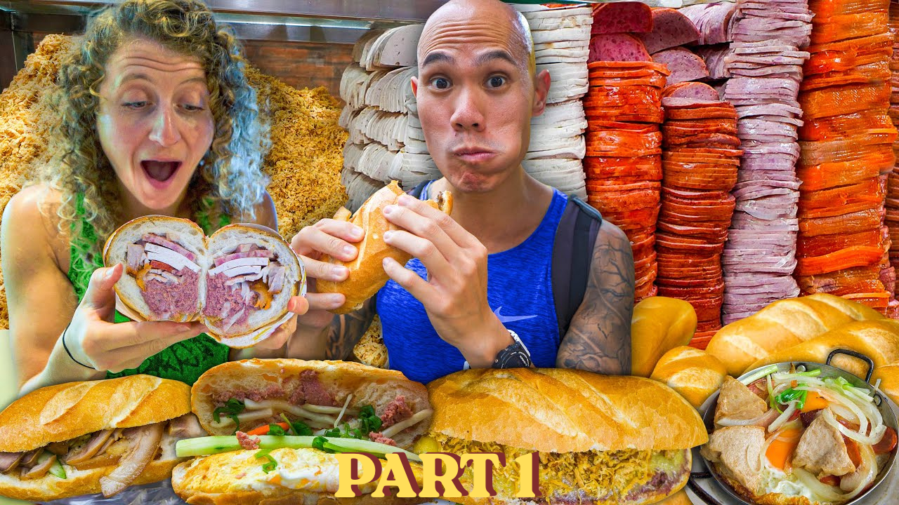 Biggest banh mi ever epic Saigon street food tour part 1
