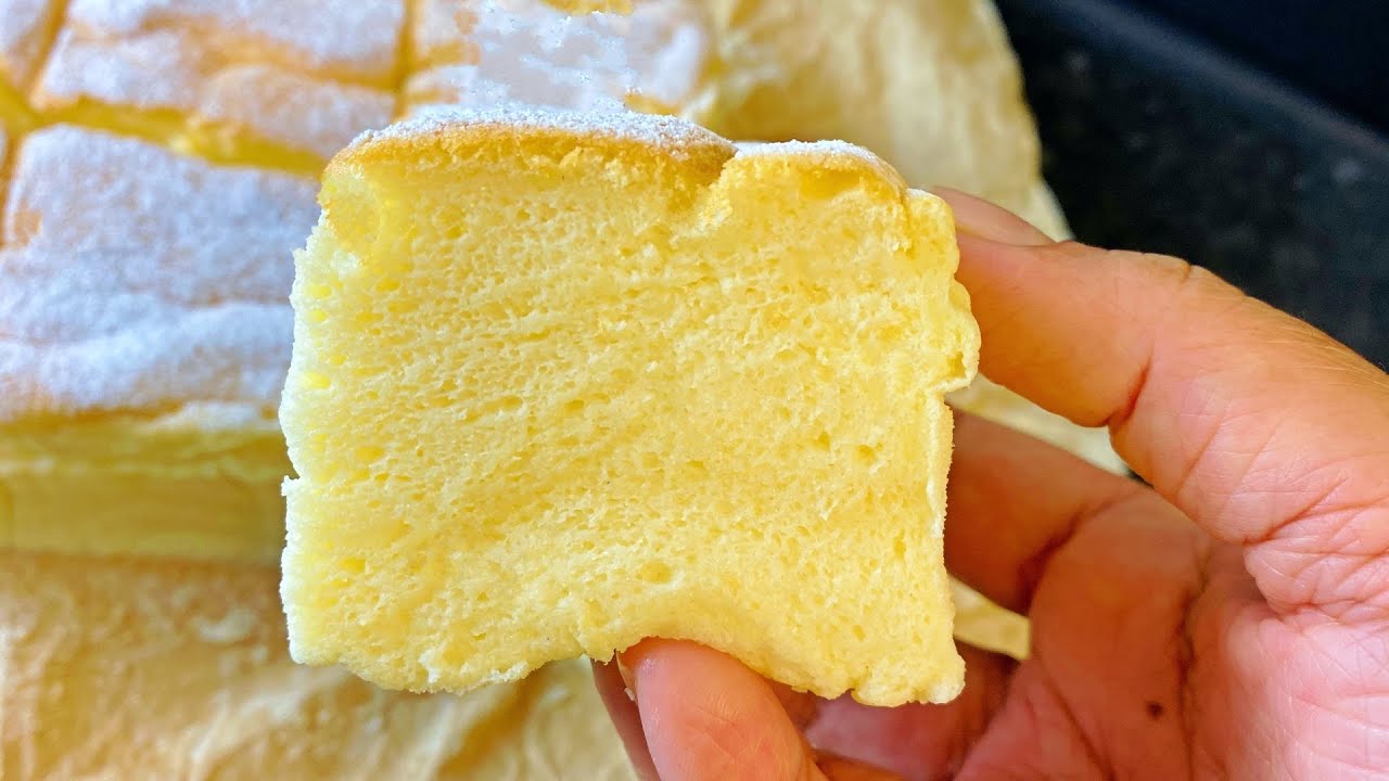 Delicious moist yogurt cake made with simple ingredients