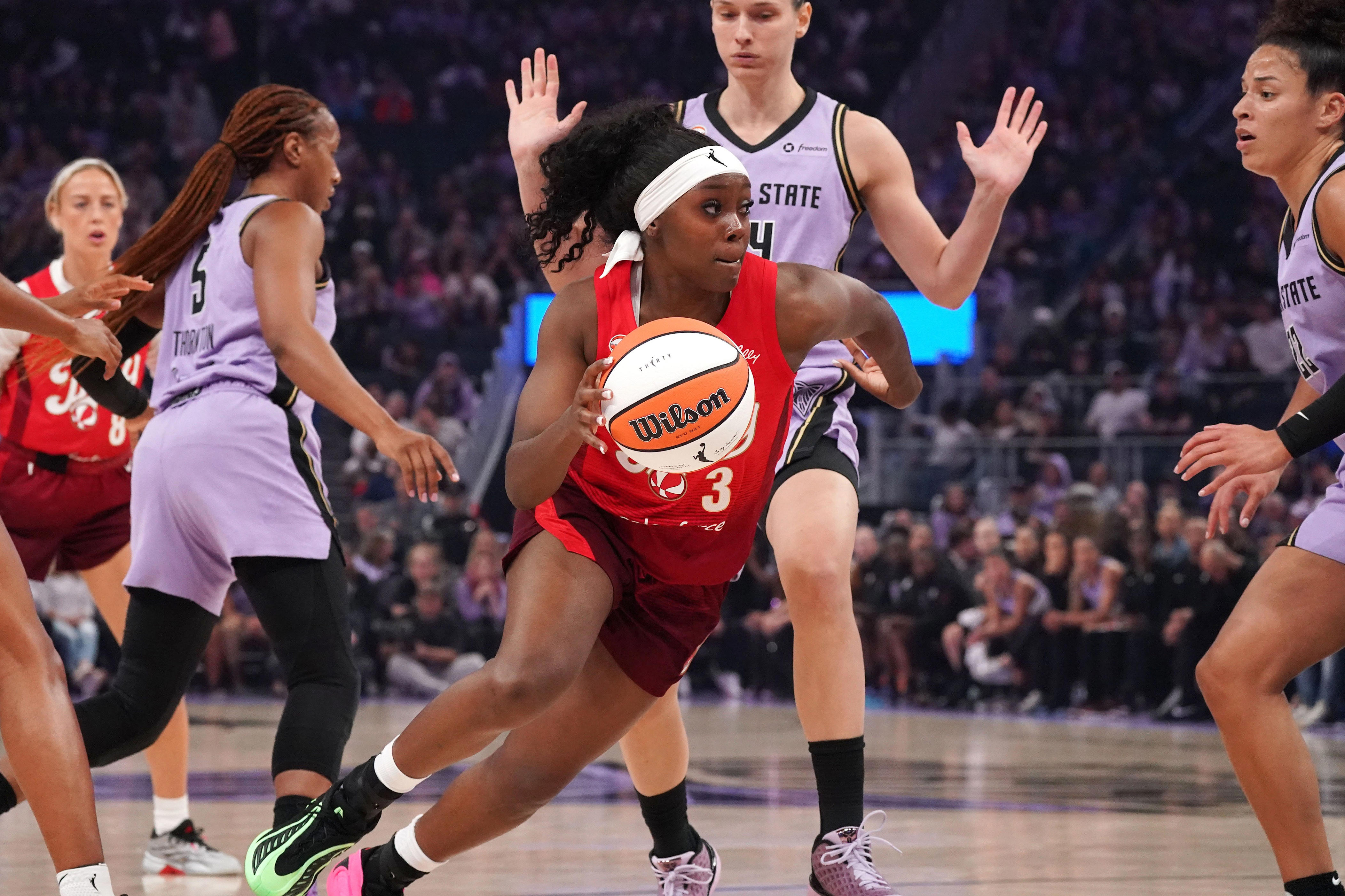 Valkyries block party brings revenge vs Fever as rookie Raven Johnson ...