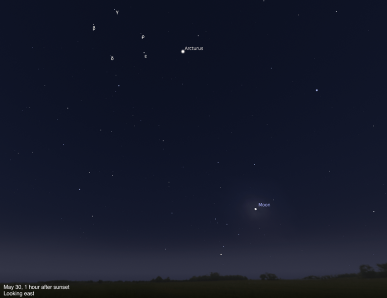 The sky today on Saturday, May 30: Fly a cosmic kite
