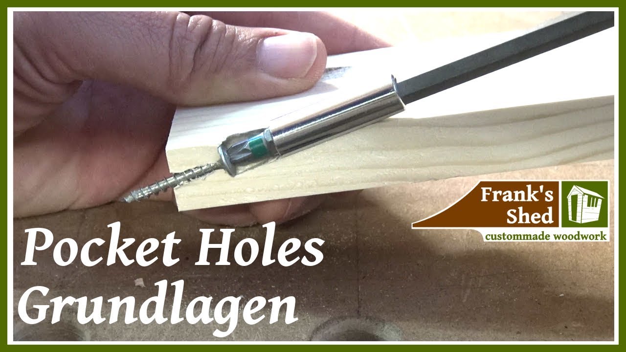 Pocket holes mit dem Kreg Jig | Tutorial für Anfänger | Deutsch ...
