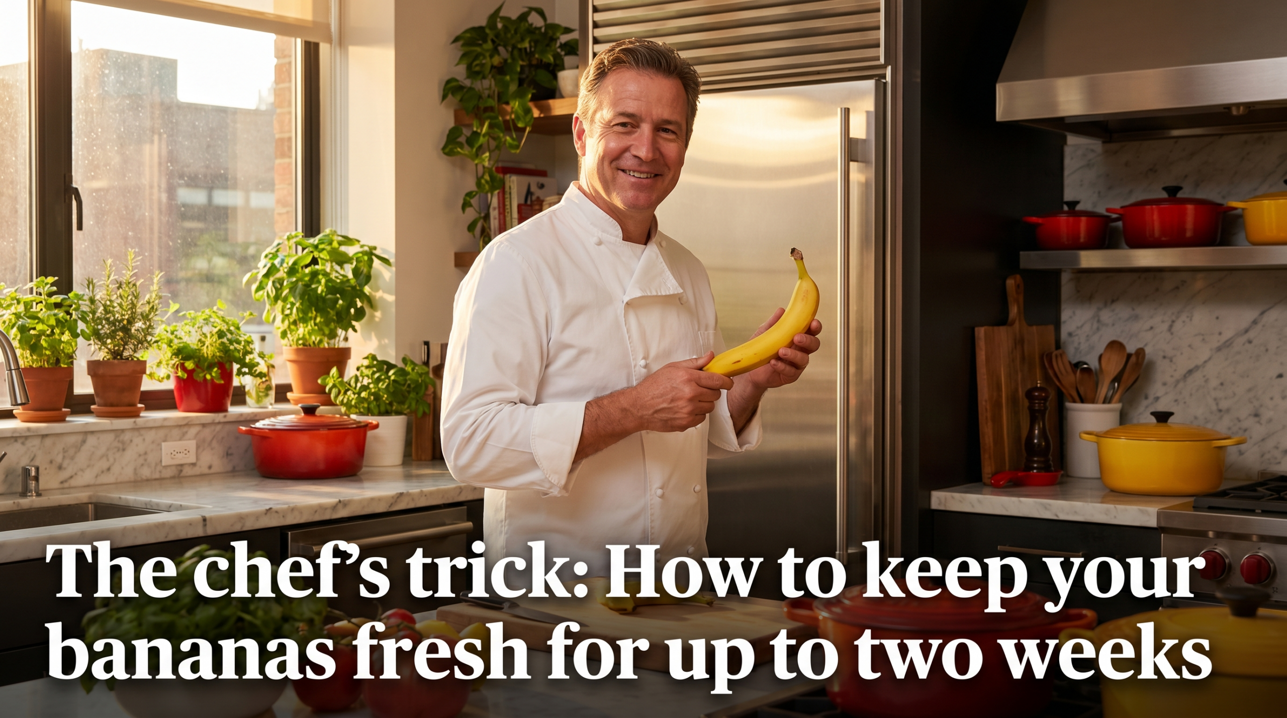 The chef’s trick: How to keep your bananas fresh for up to two weeks