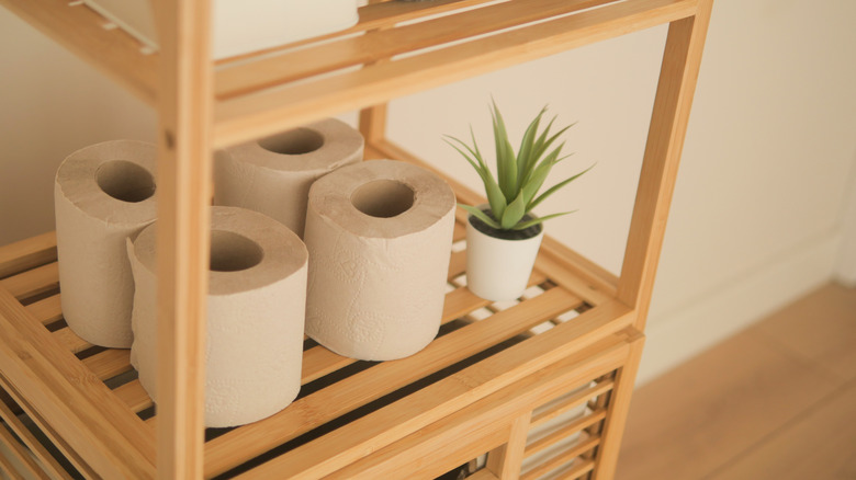 Not baskets: The vintage find that makes storing spare toilet paper ...