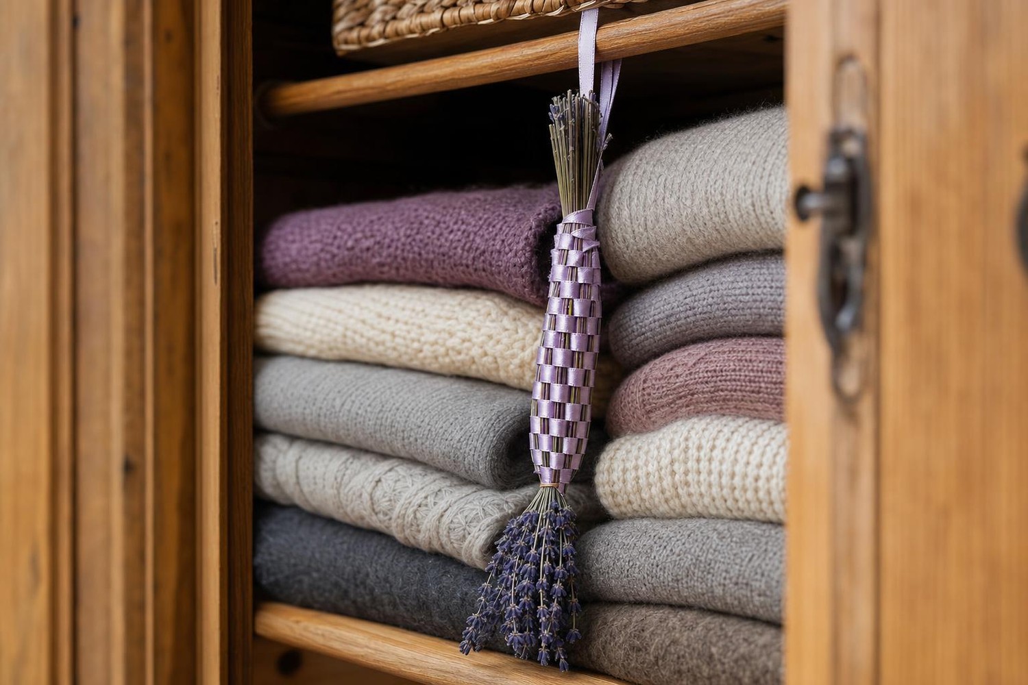 Mites des vêtements : ce fuseau de lavande décoratif à fabriquer en 10 ...