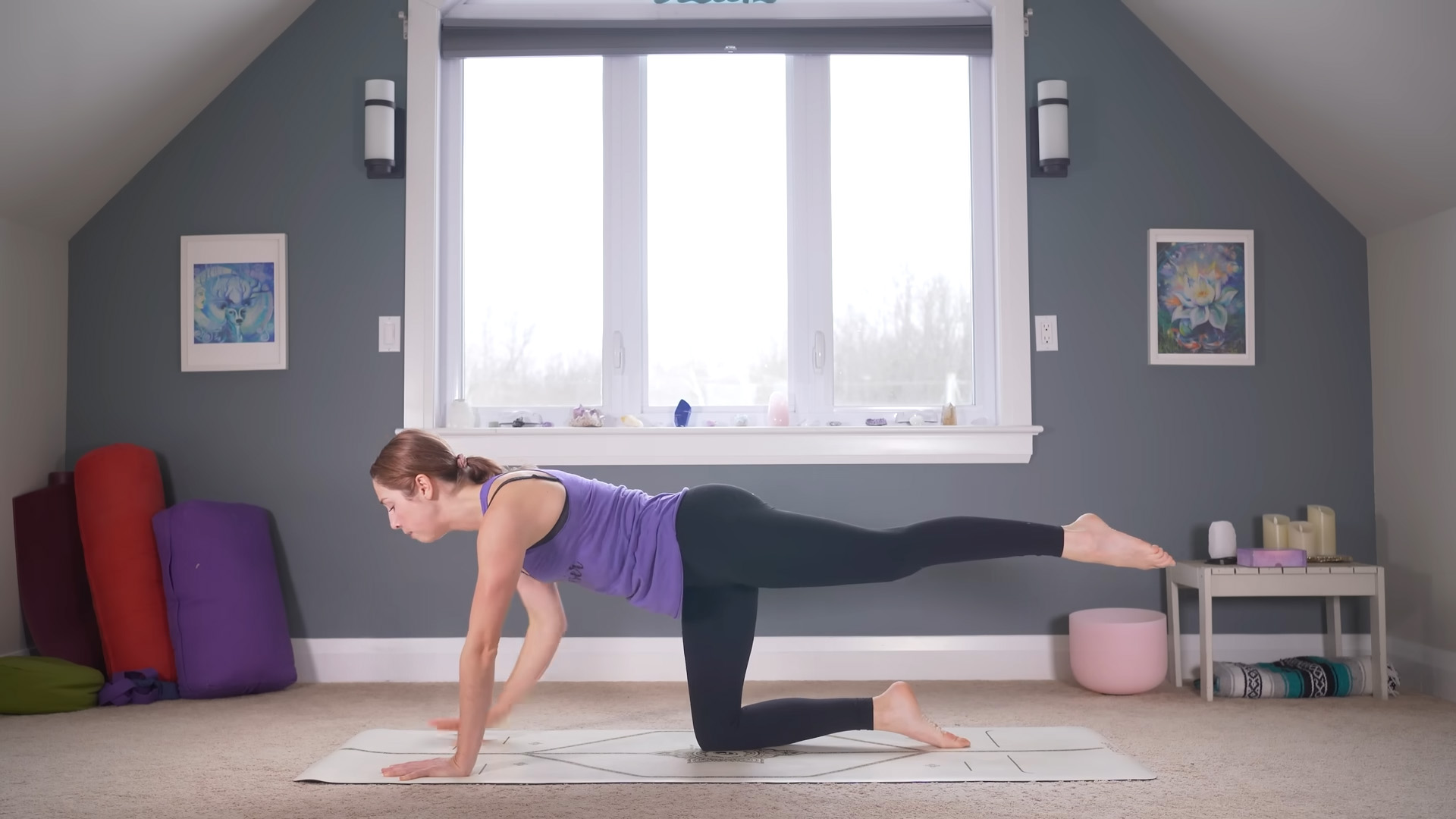 Gentle morning yoga routine for beginners to start the day