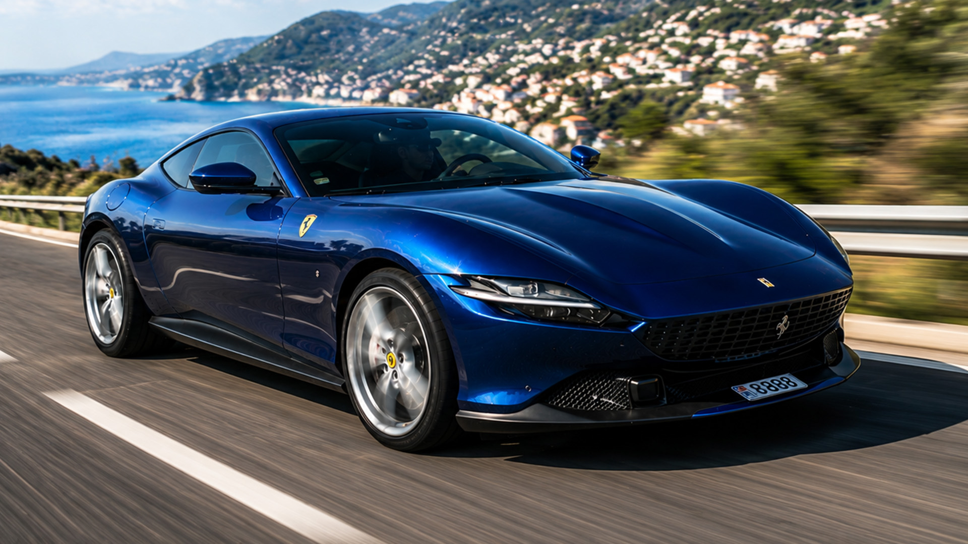 Driving the Ferrari Roma for the first time