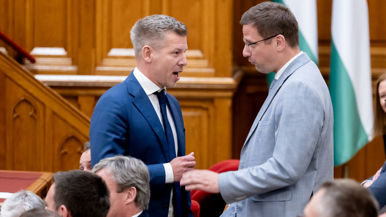 Közbekiabálás, gesztikuláció, személyes odaszólások: Magyar Péter ...