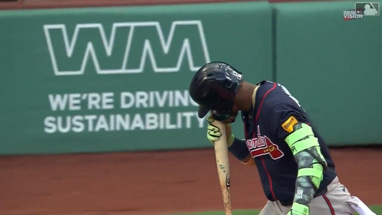 Moment: Acuña crushes a grand slam over the Green Monster as Braves ...