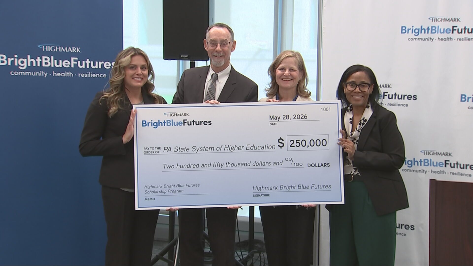 Highmark contributes $250K to fund scholarships