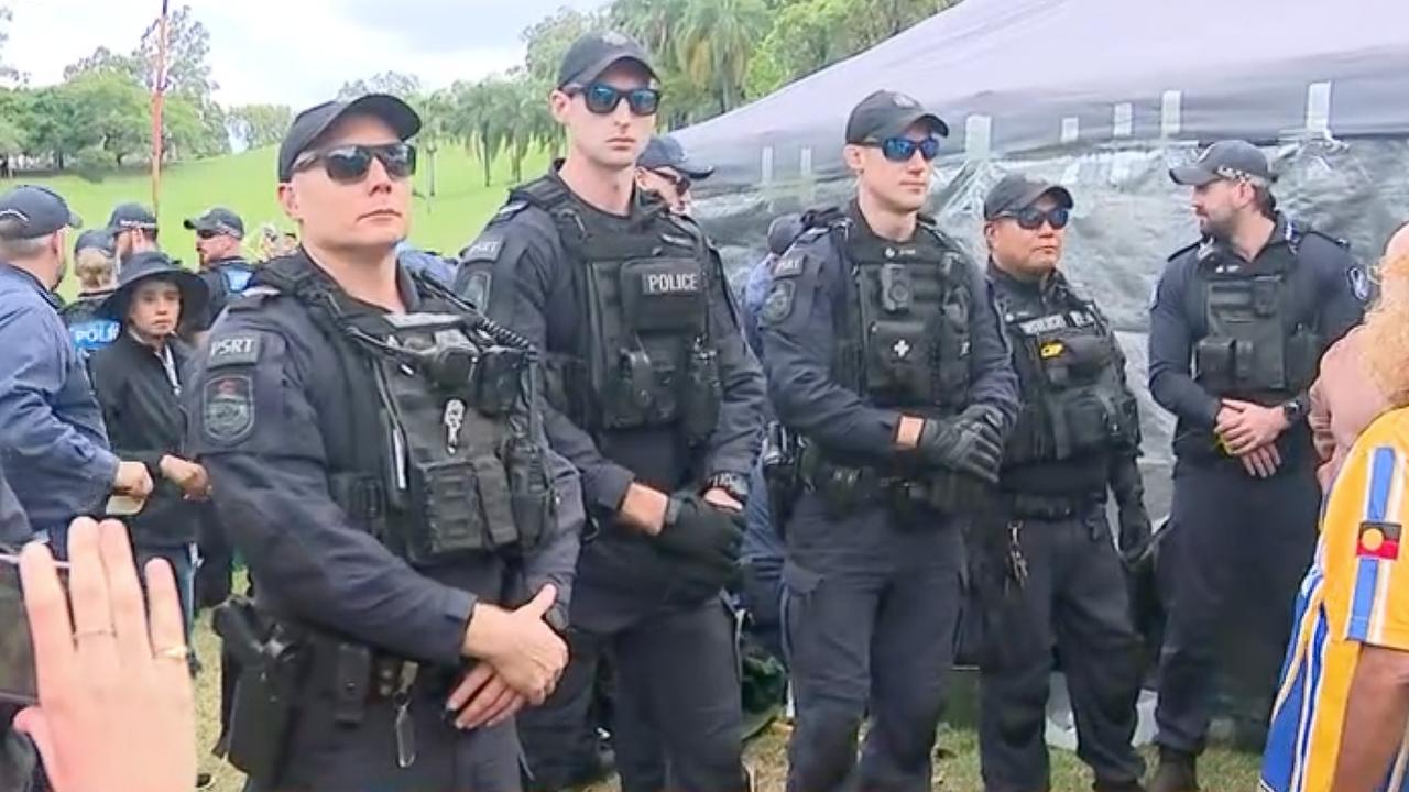 Wild scenes as Olympic protest camp raided