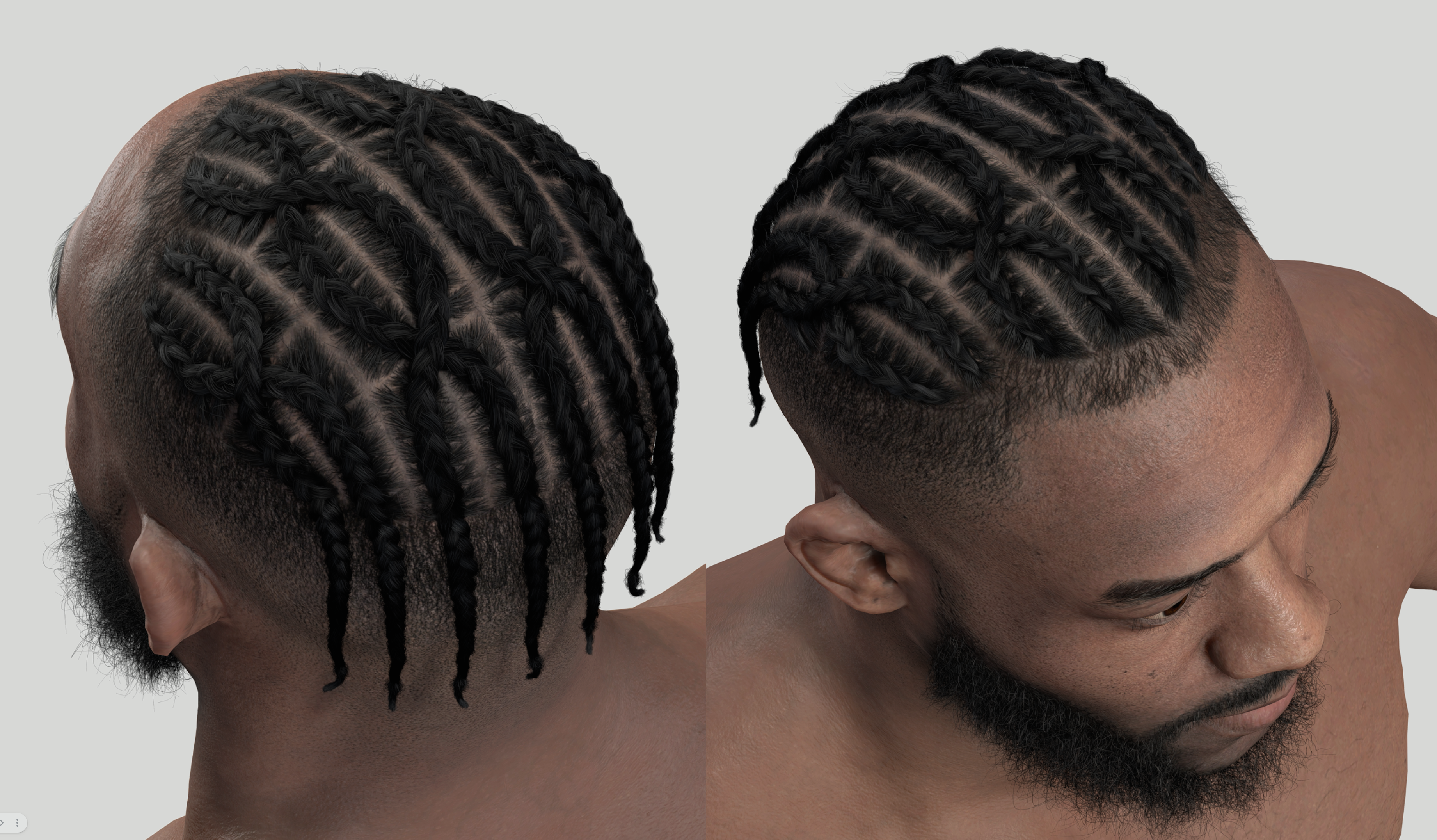 EA Sports UFC 6 - Head and hair character models
